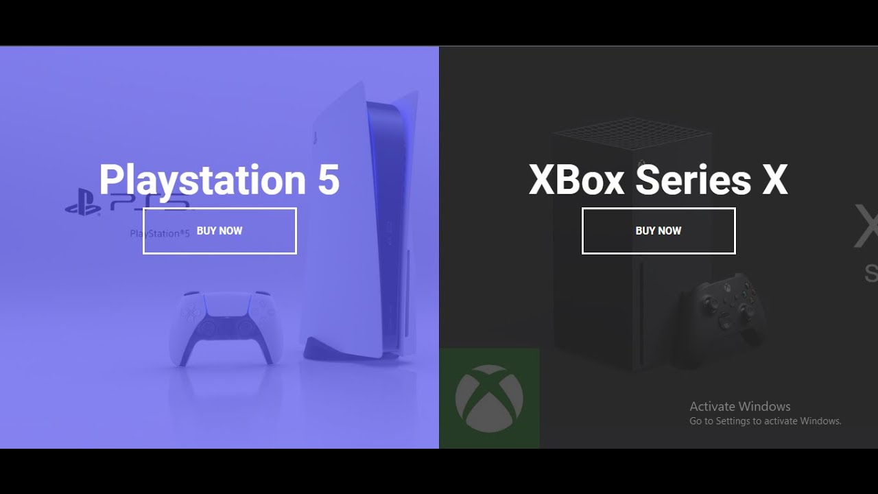 Split Landing Page- Free Source Code