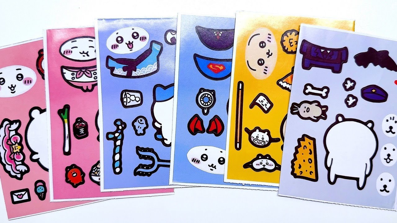 DIY ASMR Chiikawa with PAPER STICKER