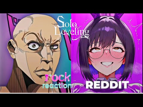 Solo Leveling | Anime vs Reddit Rock reaction PART 17