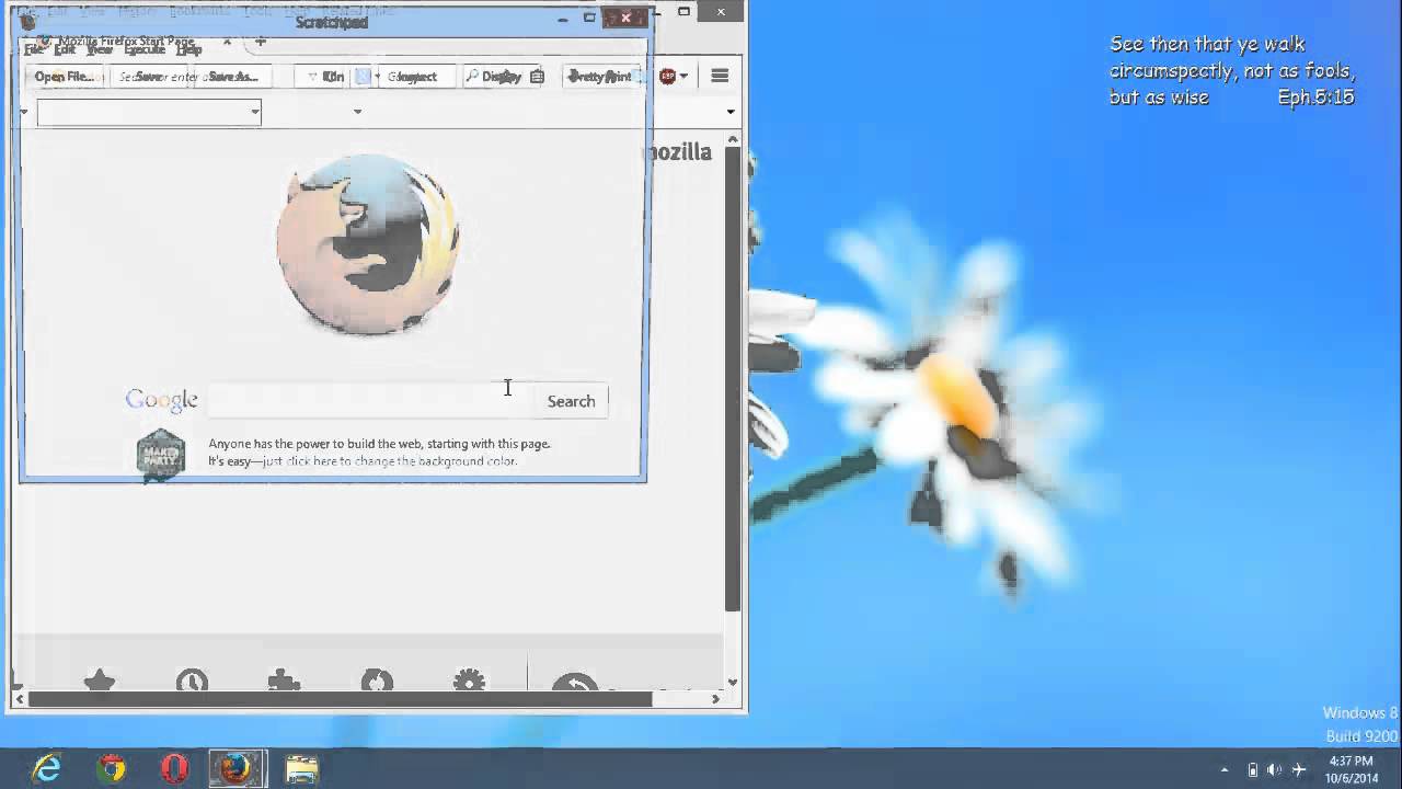 Code Javascript Using the ScratchPad on the Mozilla Firefox