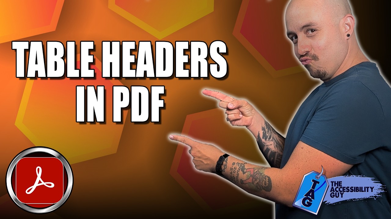 Tables Have Headers Applied in PDF