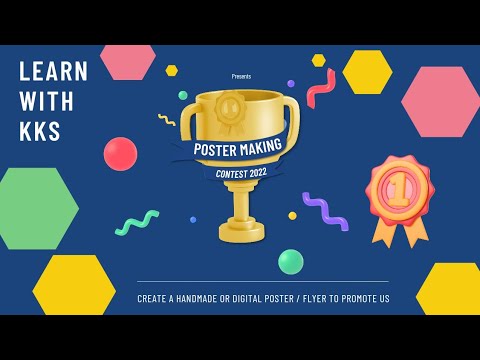 Contest Announcement | Poster Making | FREE Registration | Learn With KKS