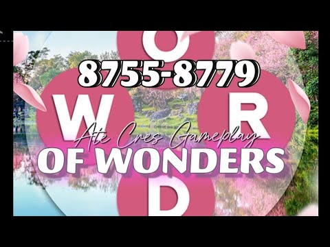 W0RDS OF WONDERS CROSSWORD PUZZLE Level 8755-8779