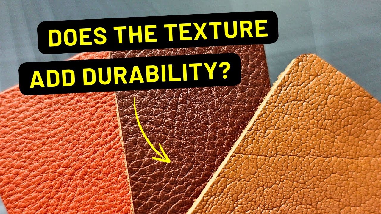 Pebbled Leather: Texture for Style and Durability