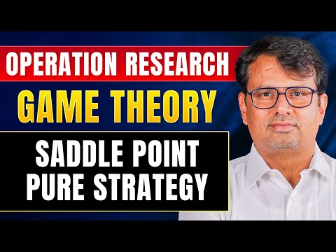 Game Theory | Saddle Point In Game Theory | Pure Strategy Game Theory | Operation Research