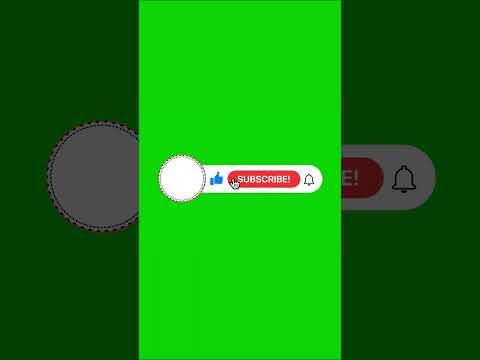 Green Screen Subscribe Button With Channel Photo #shorts
