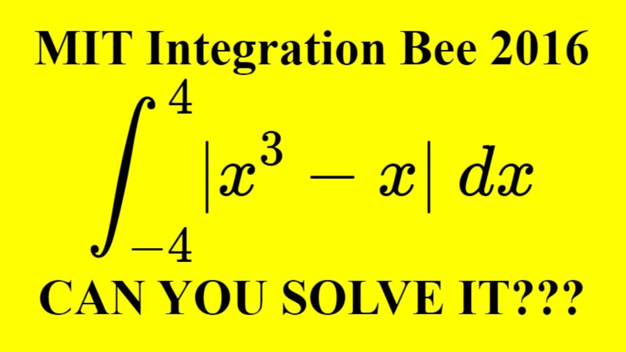 MIT Integration Bee 2016 #2