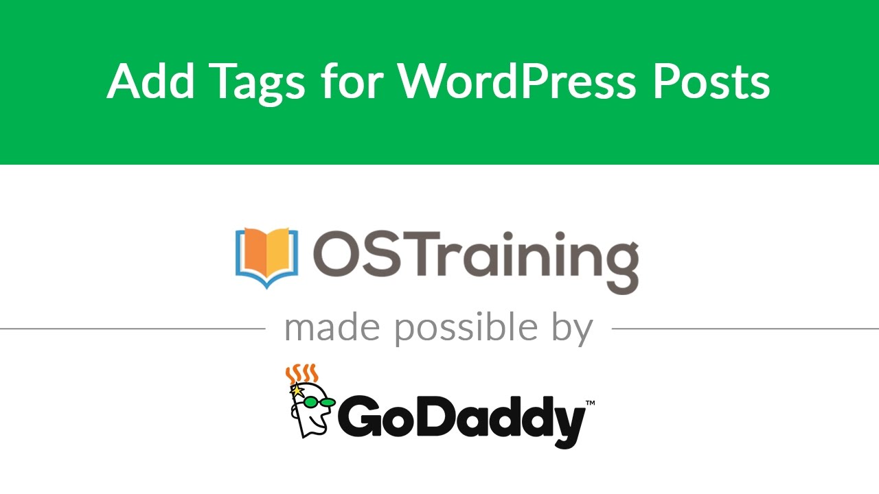 WordPress Beginner Tutorial #11: Add Tags for WordPress Posts