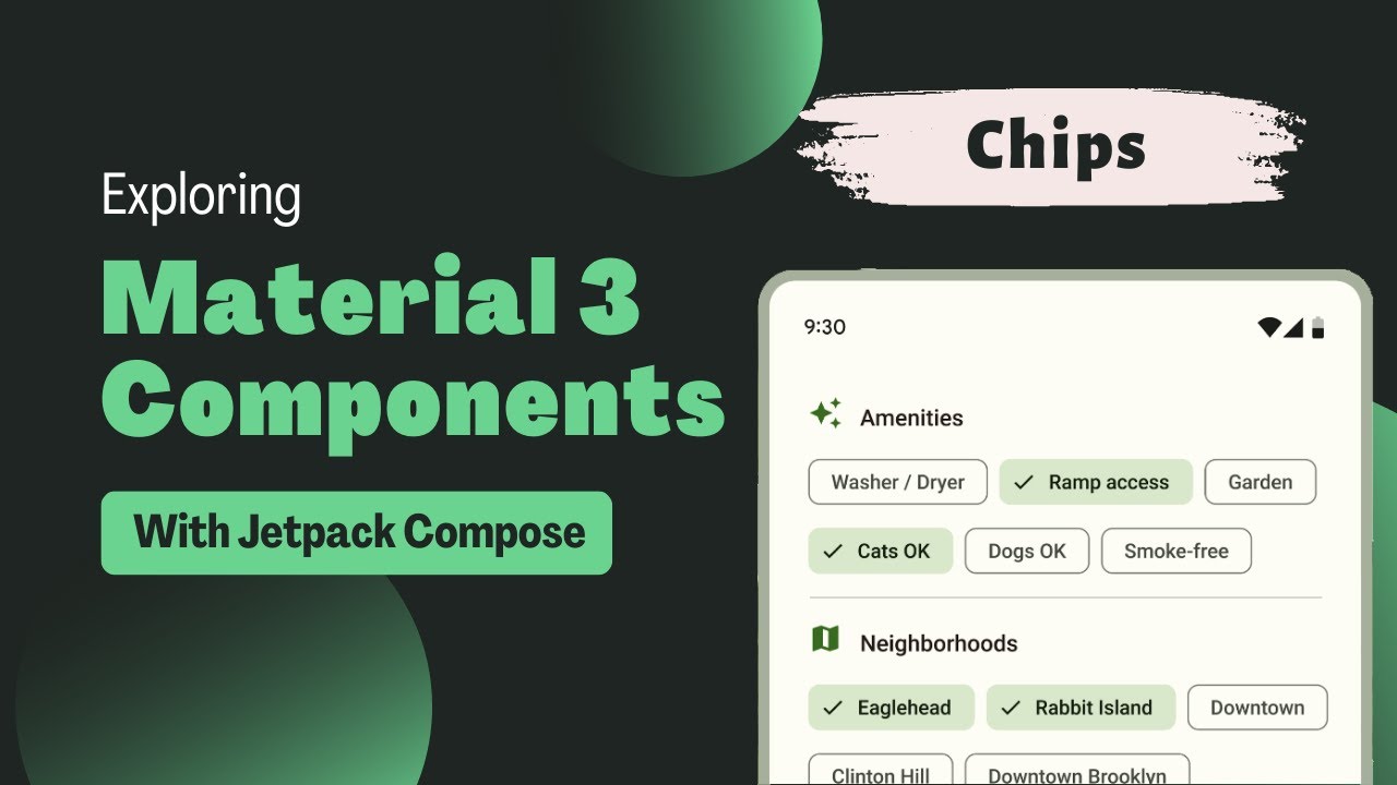 Chips | Exploring Material Design 3 Components | Jetpack Compose | Android | Kotlin