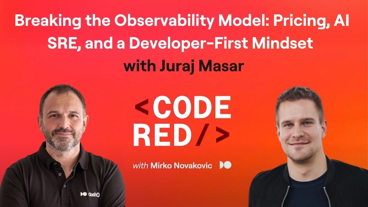 #40 – Breaking the Observability Model: Pricing, AI SRE, and a Developer-First Mindset with Juraj...