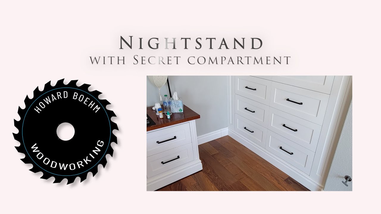 Nightstand With Secret Compartment