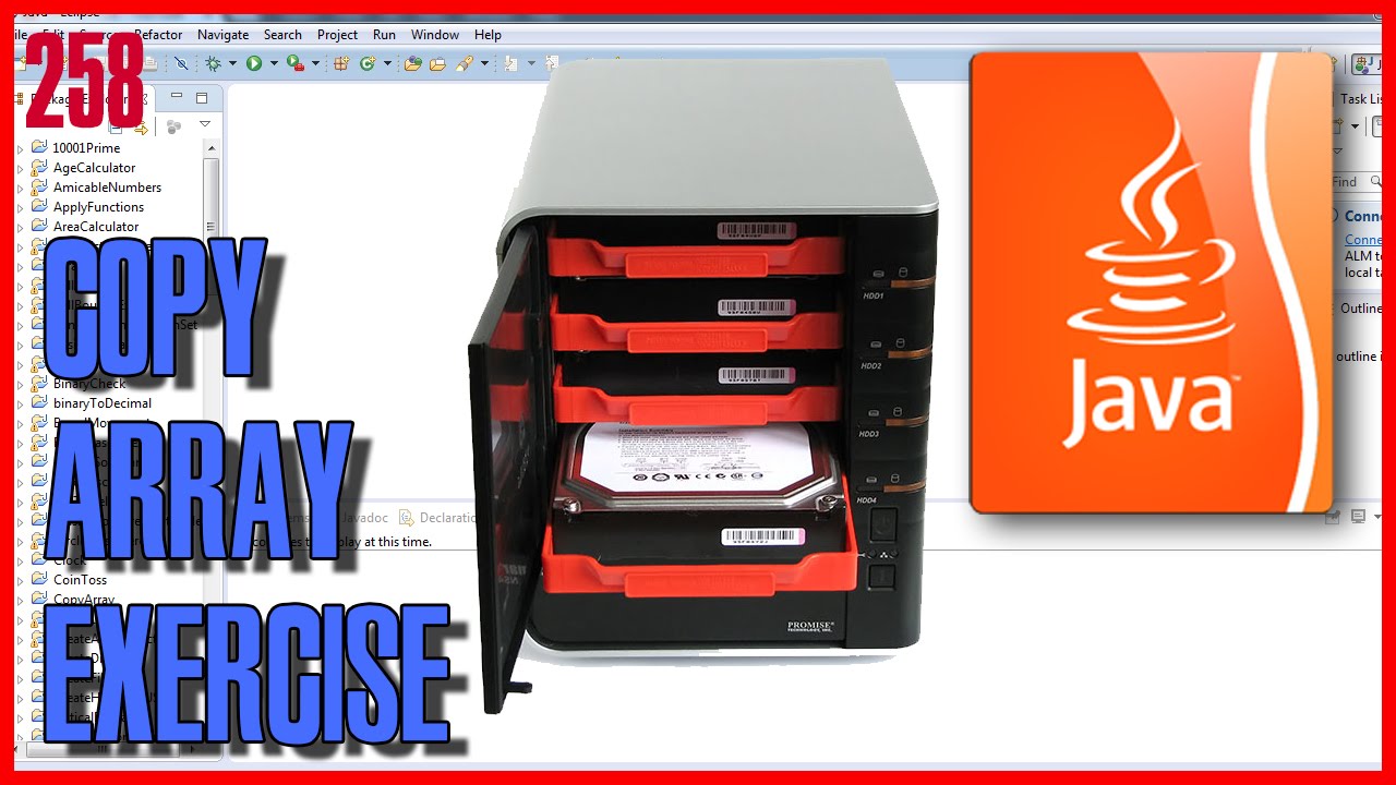 JAVA EXERCISES Copy simple array method