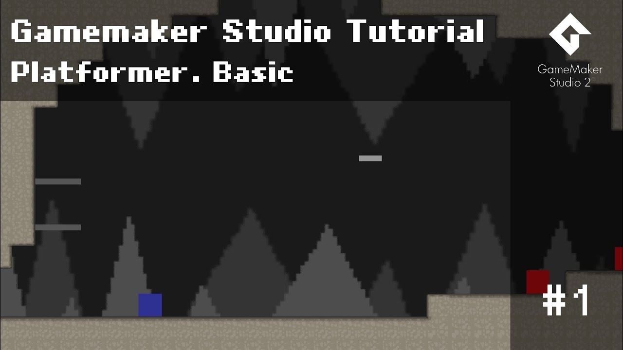 Tutorial #1 - Platformer. Basic. Gamemaker Studio 2 Tutorial