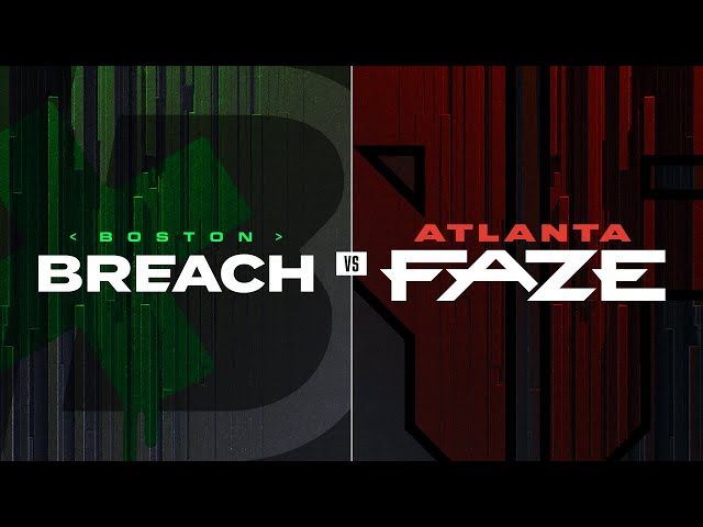 Atlanta FaZe vs. Boston Breach: CDL Major 1 Qualifiers 2023 ...