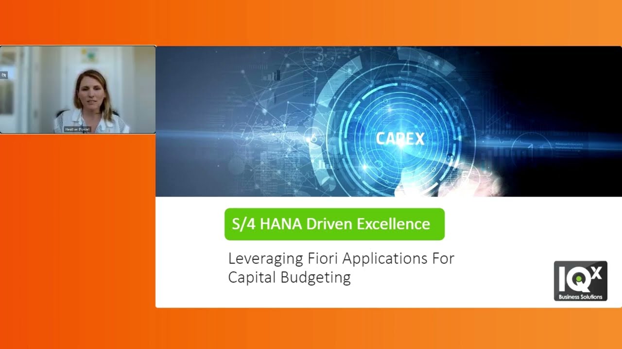 Transforming Capital Budgeting with SAP Fiori on S/4HANA