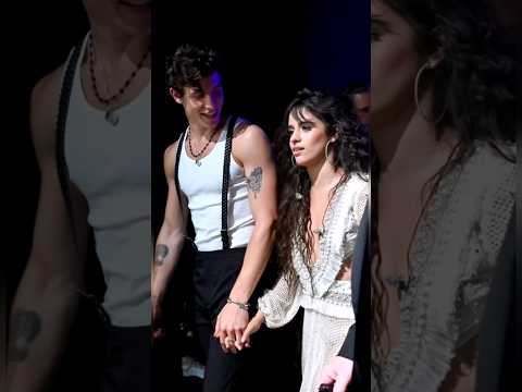 Shawn Mendes And Camila always holding hands💗💫 #shawnmendes #camilacabello #senorita #music #shorts
