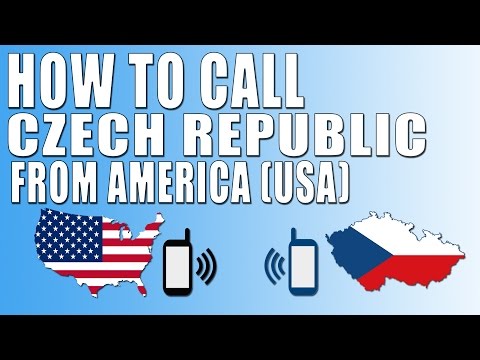 How To Call Czech Republic From America (USA)
