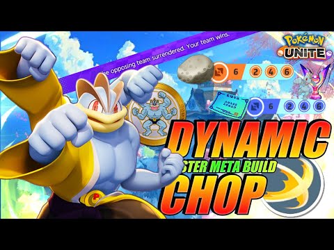 MAKE ENEMIES SURRENDER IN FEAR WITH THIS INSANE DYNAMIC CHOP META BUILD OF MACHAMP! | Pokemon Unite