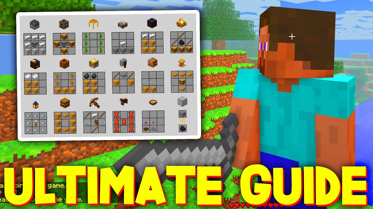 Roblox: Mine_craft Beta 1.0 GUIDE! (Crafting Recipes, How To Play & MORE) ROBLOX