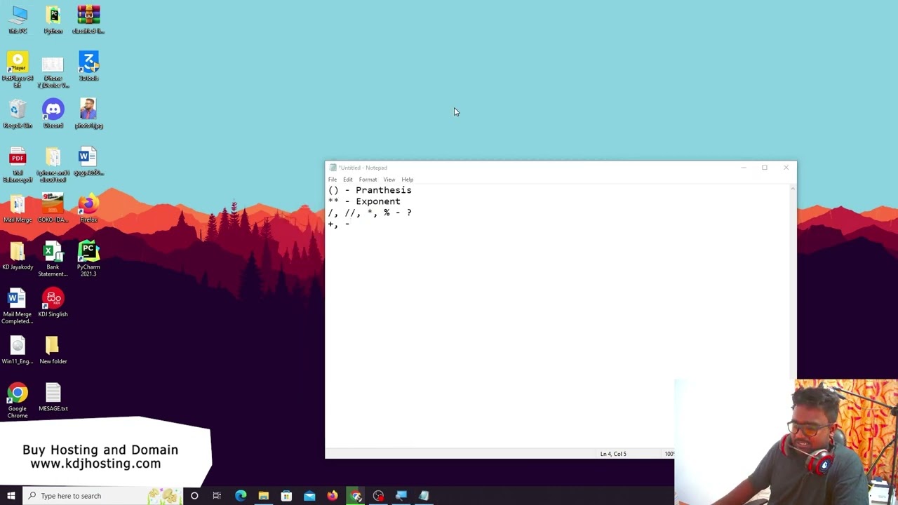 Python Tutorial - 02 | Python Operators | Priority Rules | Sinhala