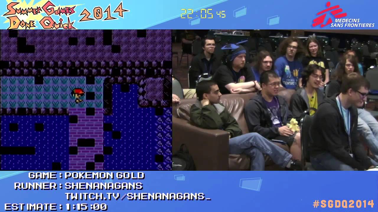 Pokemon Gold by Shenanagans in 55:08 -  SGDQ2014 - Part 151