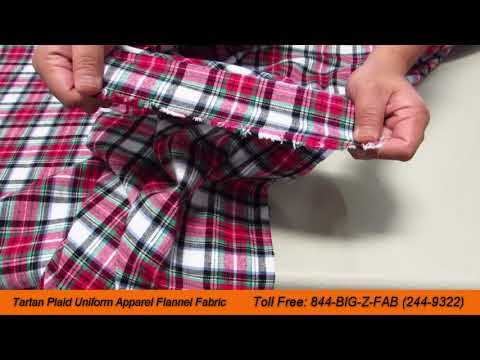 Tartan Plaid Flannel Fabric