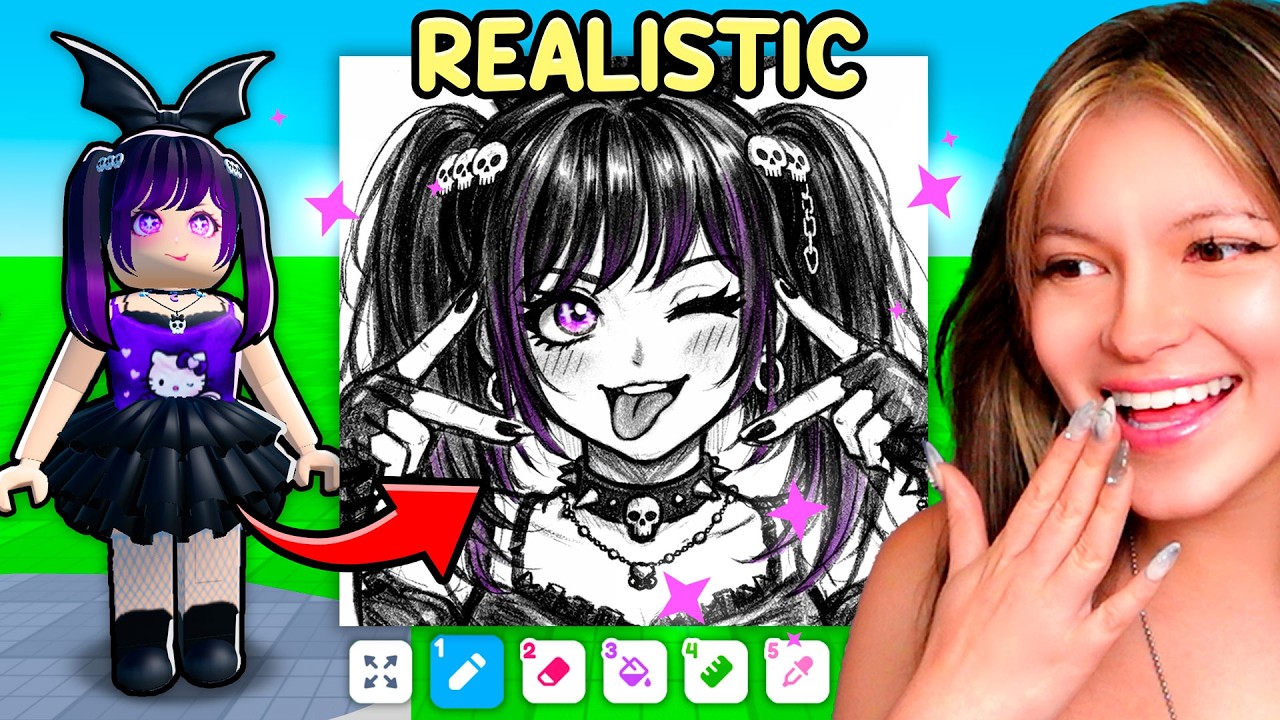 Drawing Your ROBLOX Avatars Realistic In Draw Me