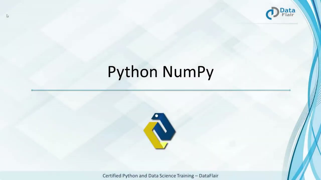Python NumPy Tutorial