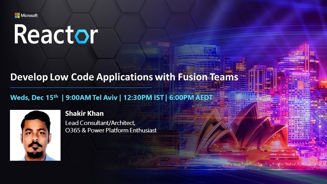 Develop Low Code Applications with Fusion Teams