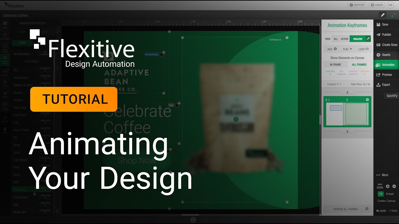 2. Animating Your Design - Flexitive Tutorial