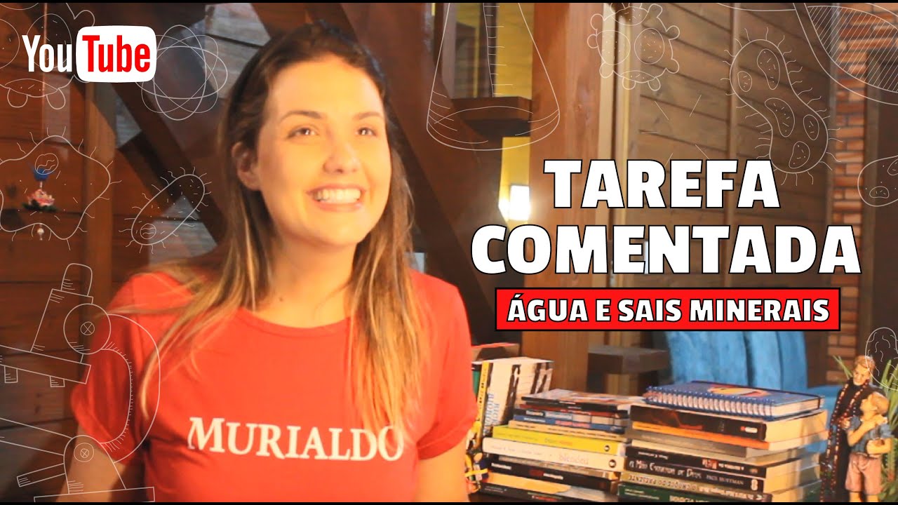 Tarefa Comentada sobre Água e Sais Minerais 🐵💧🧂