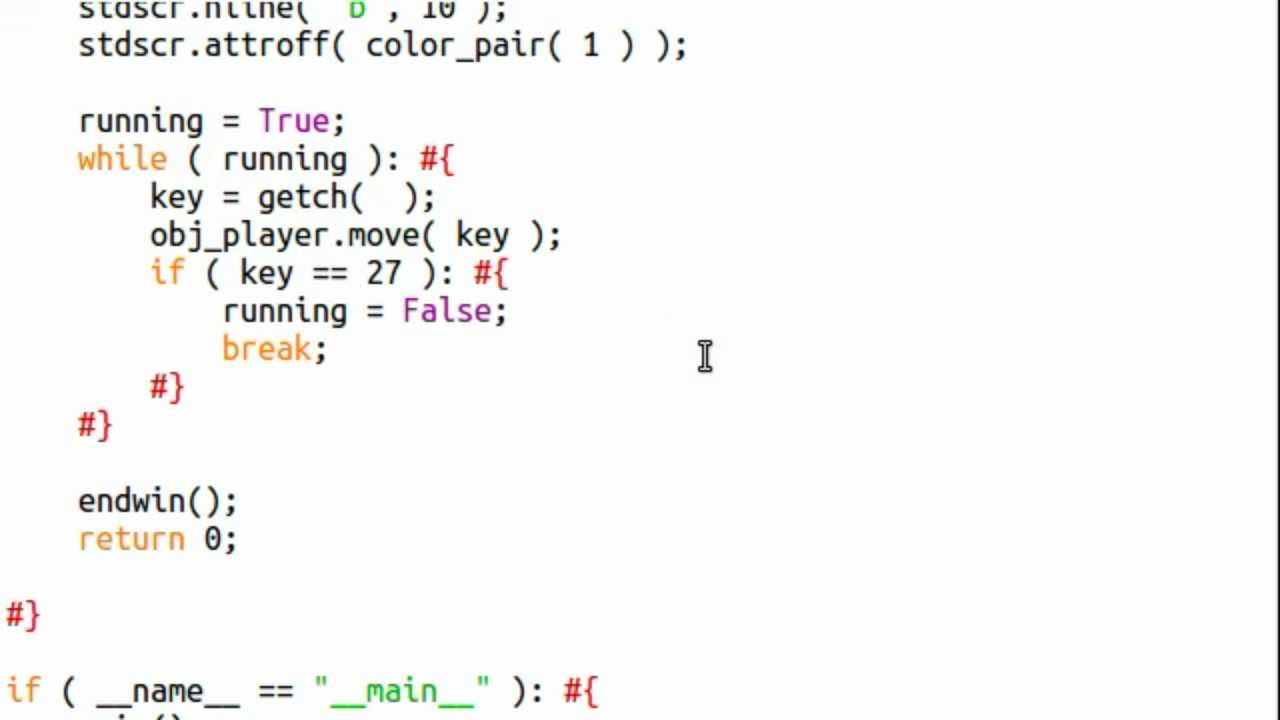 Python [curses] 16 Unicurses vs. Curses
