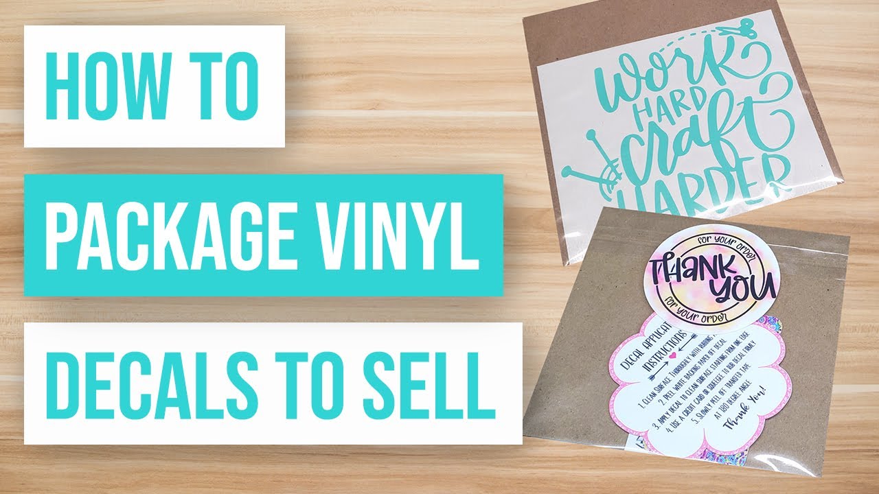 ❤️ How to Package Vinyl Decals to Sell