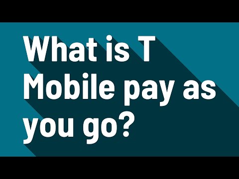 What is T Mobile pay as you go?