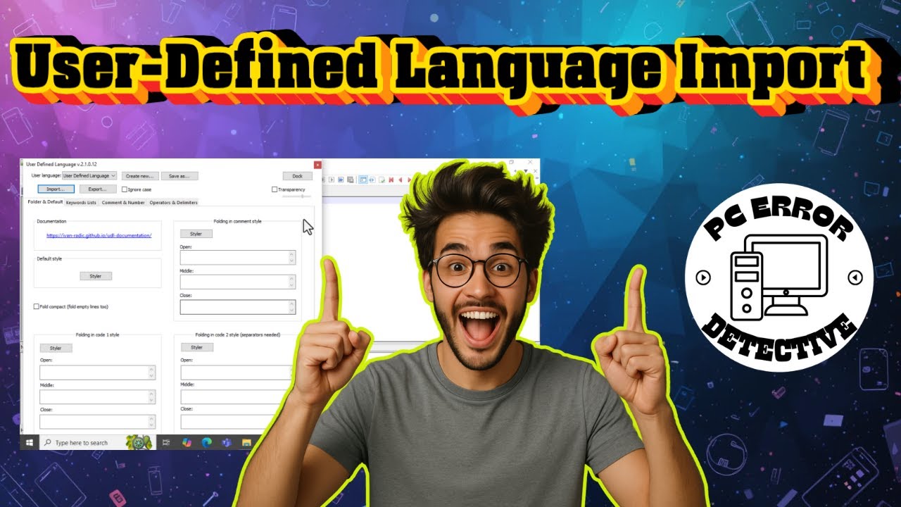 How To Import a User-Defined Language in Notepad++ | Custom Syntax Guide