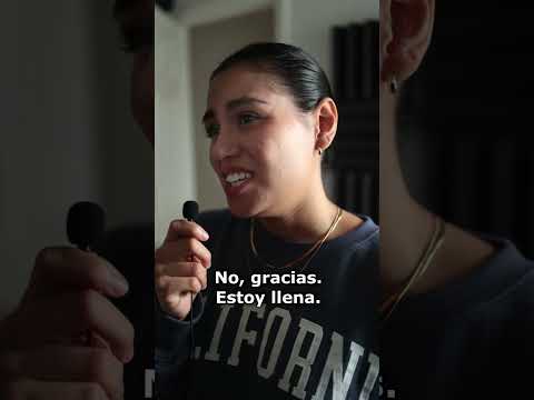 How to say "I AM FULL" in Spanish. #spanishmadesimple #easyspanish