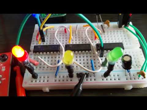 CD4017 frequency divider