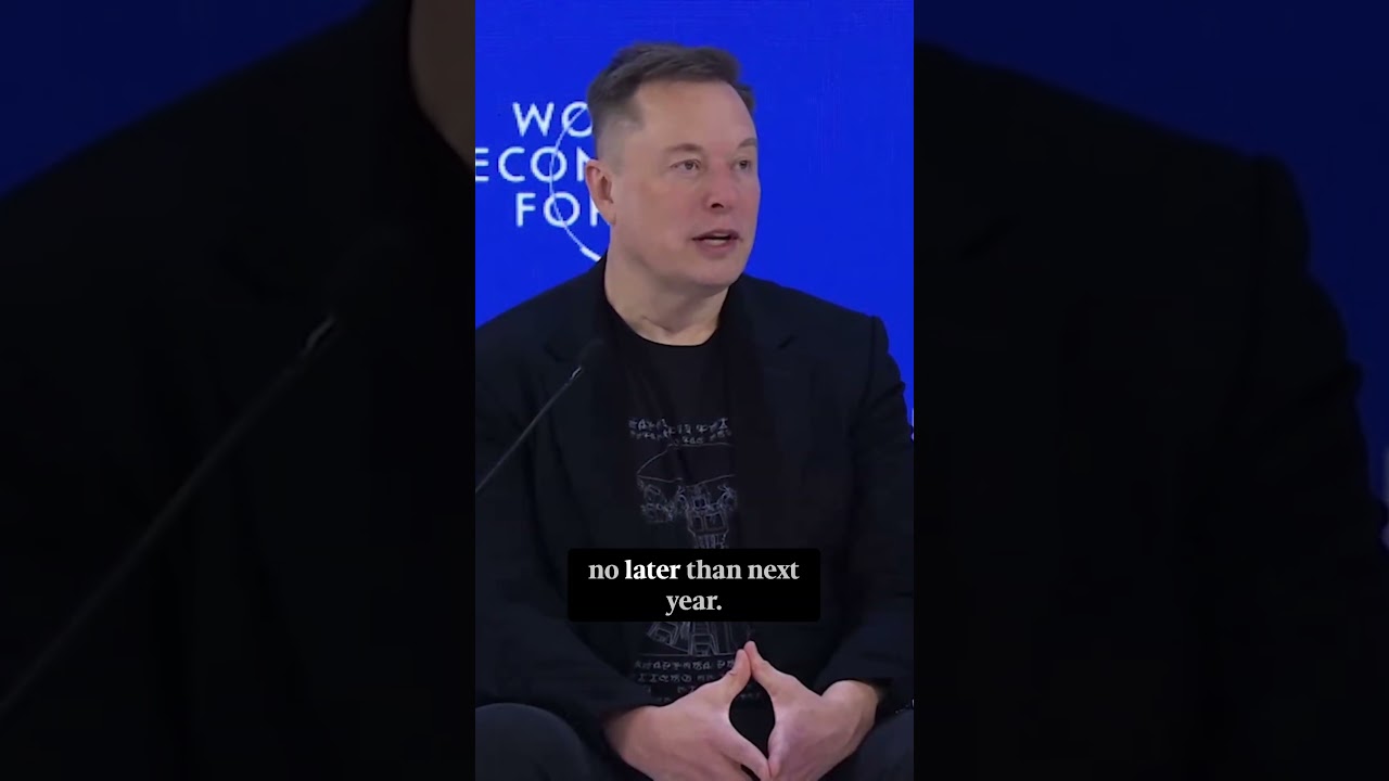 Elon Musk's Prediction: When Will AI Be Smarter Than Humans? | Davos