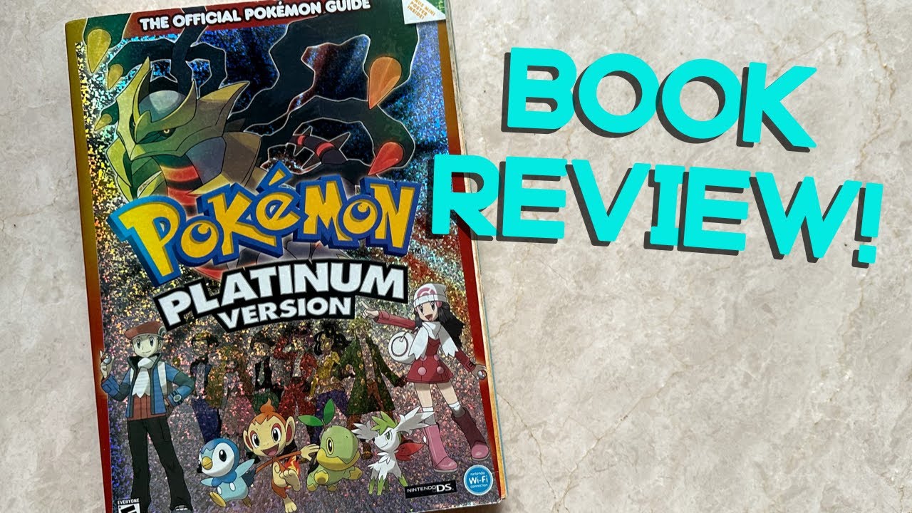 Pokemon Platinum: The Official Sinnoh Region Strategy Guide Book & Pokedex REVIEW!