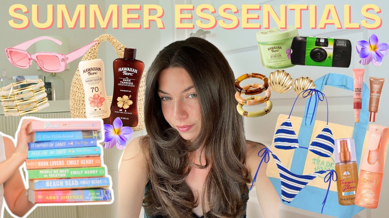 2025 Summer Essentials!👙🥥 | Bodycare, Tanning, Makeup, Accessories, Books + More!