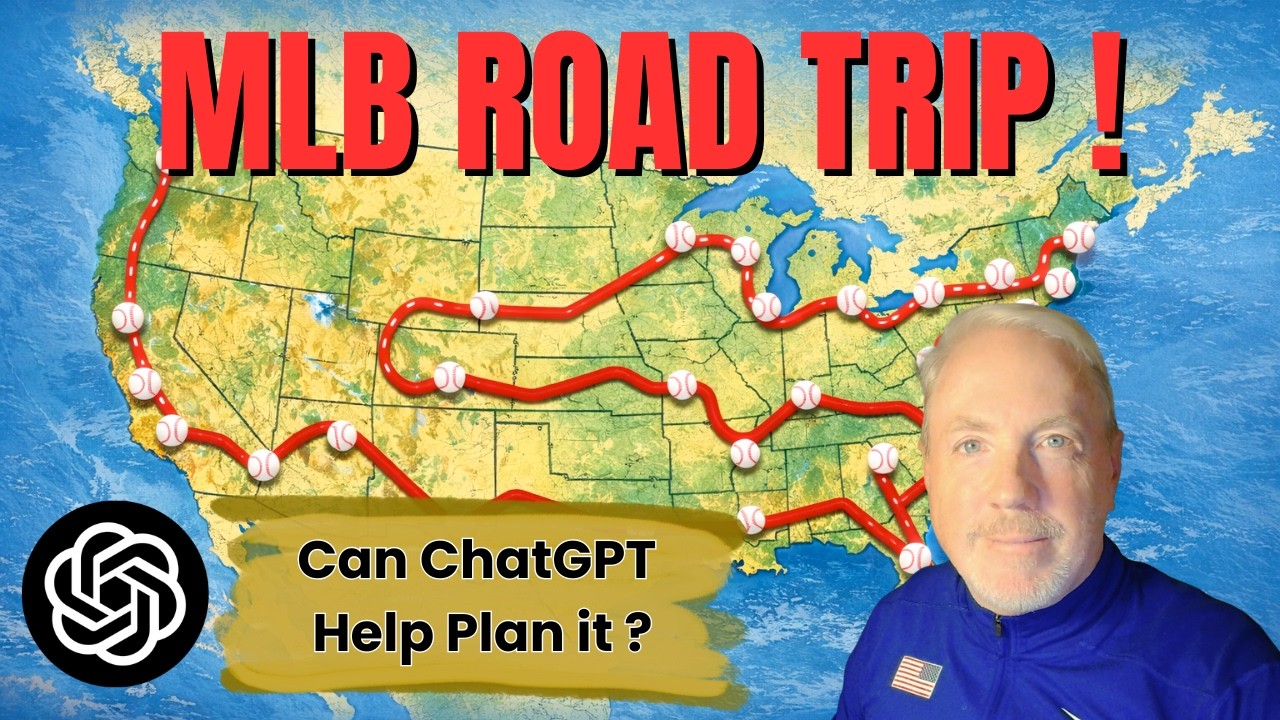 How I Planned a 30-MLB-Ballpark Road Trip Using ChatGPT ⚾ #mlb #baseball #roadtrip