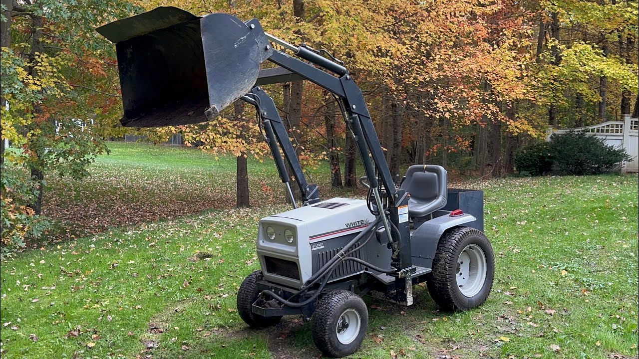 White 2055 loader tractor