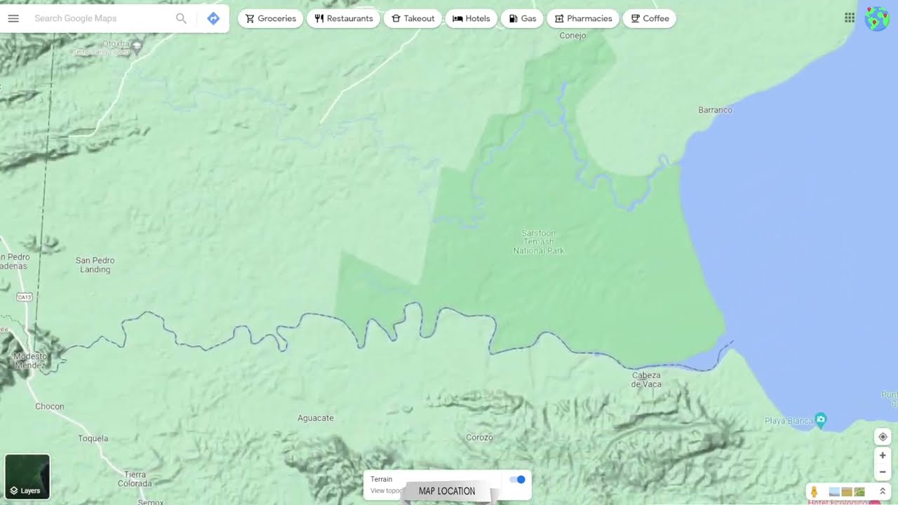 Where on the map - Belize