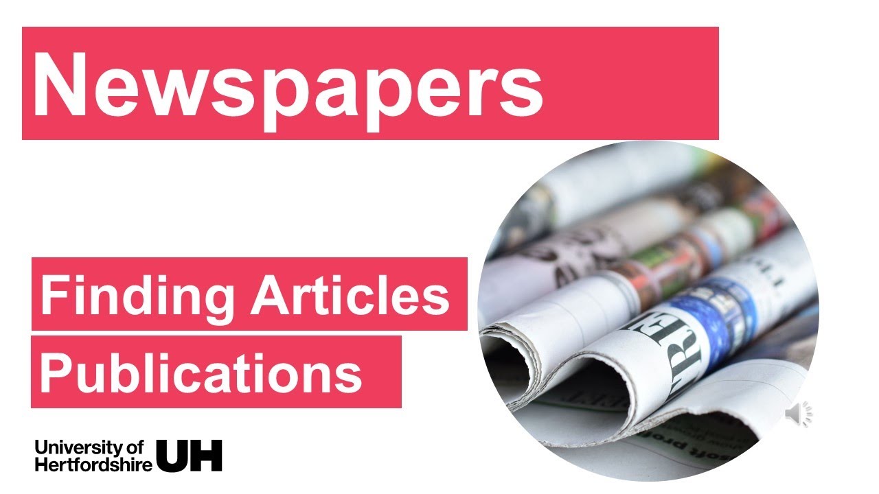 Finding and Accessing Newspaper Articles