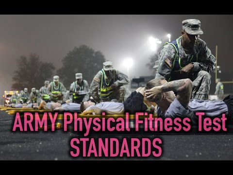 Army Physical Fitness Test Standards