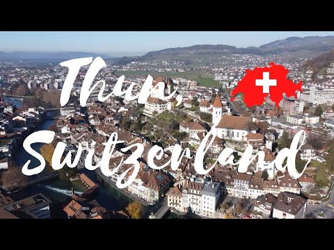 🏰 Thun, Switzerland by Drone Flight Video | Motivational Music | World from Above