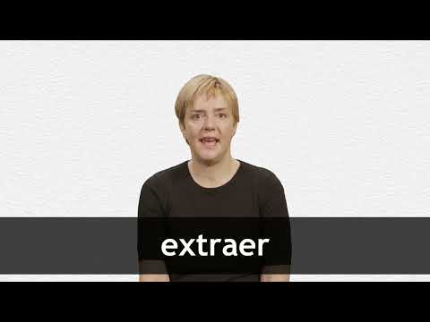 Traducción en inglés de “EXTRAER” | Collins Diccionario español-inglés