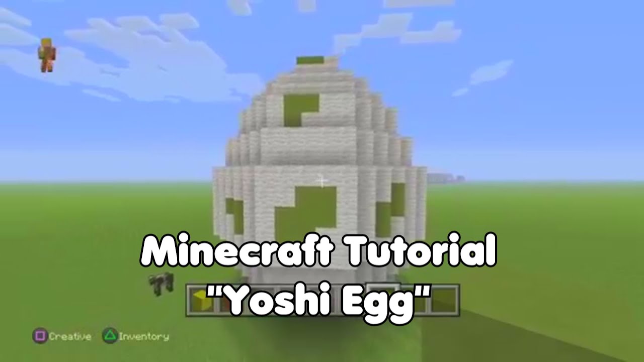 Minecraft Pixel Art Tutorial - Yoshi Egg
