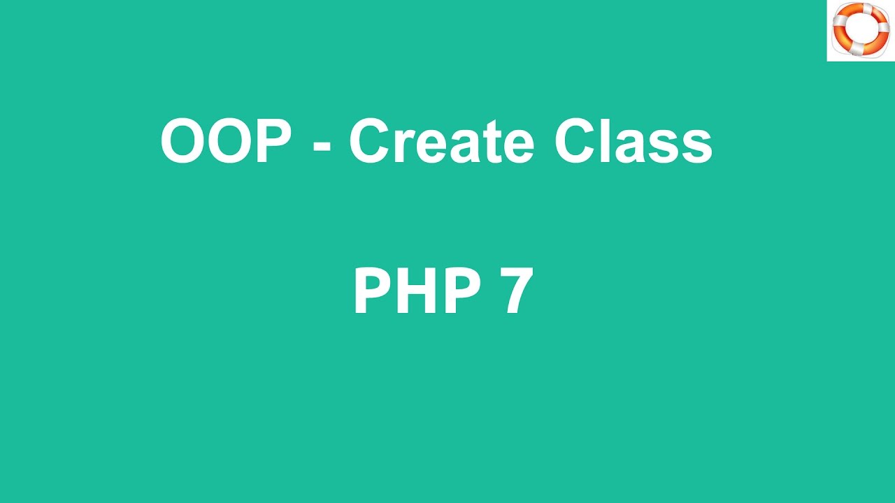 PHP OOP Create Class
