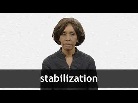 STABILIZATION definition and meaning | Collins English Dictionary